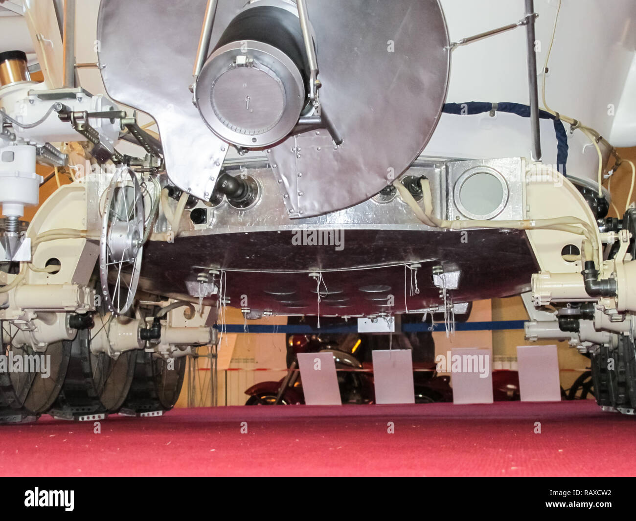 Museum of retro cars, St Petersburg, Russia - December 19, 2018 ...