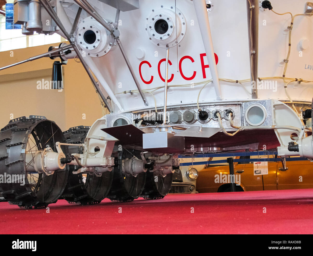 Museum of retro cars, St Petersburg, Russia - December 19, 2018 ...
