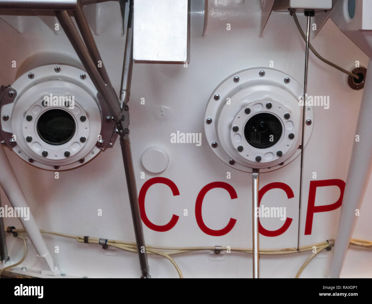 Museum of retro cars, St Petersburg, Russia - December 19, 2018 ...