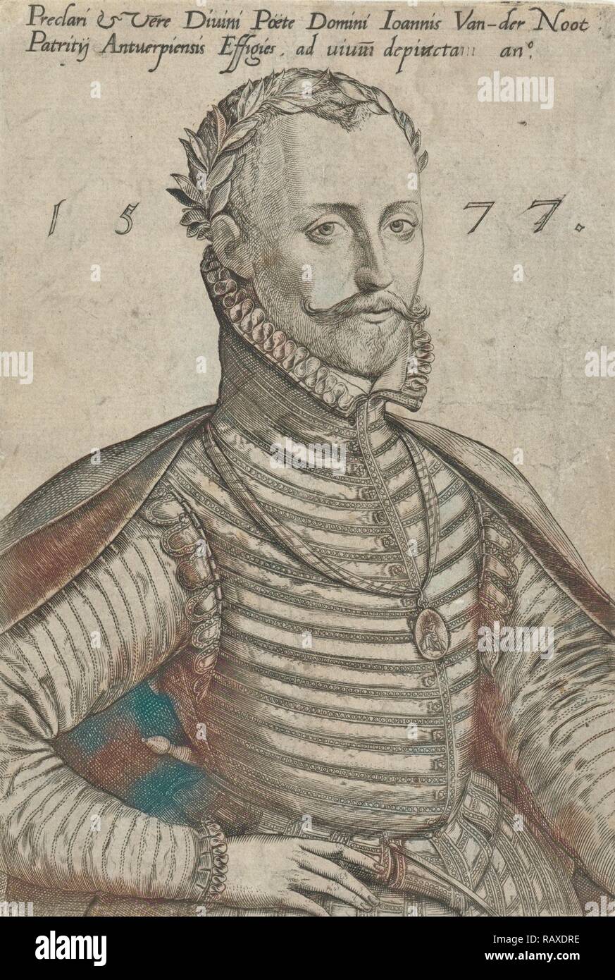 Portrait of Jan van der Noot, Abraham de Bruyn, 1577. Reimagined by ...