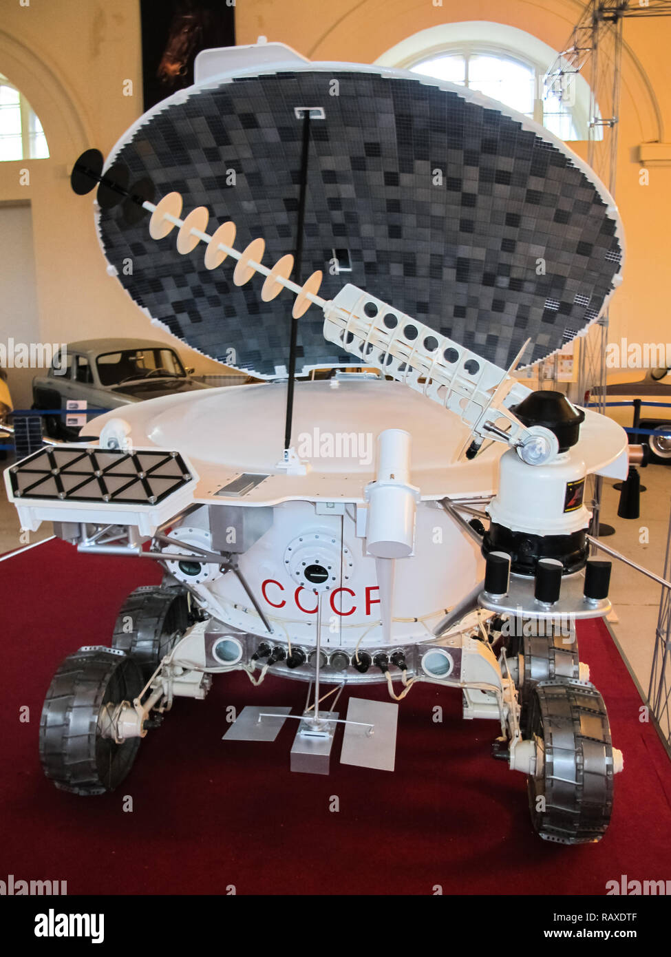 Museum of retro cars, St Petersburg, Russia - December 19, 2018 ...