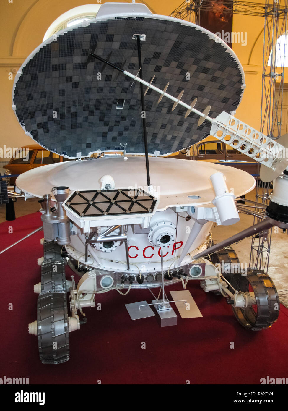 Museum of retro cars, St Petersburg, Russia - December 19, 2018 ...