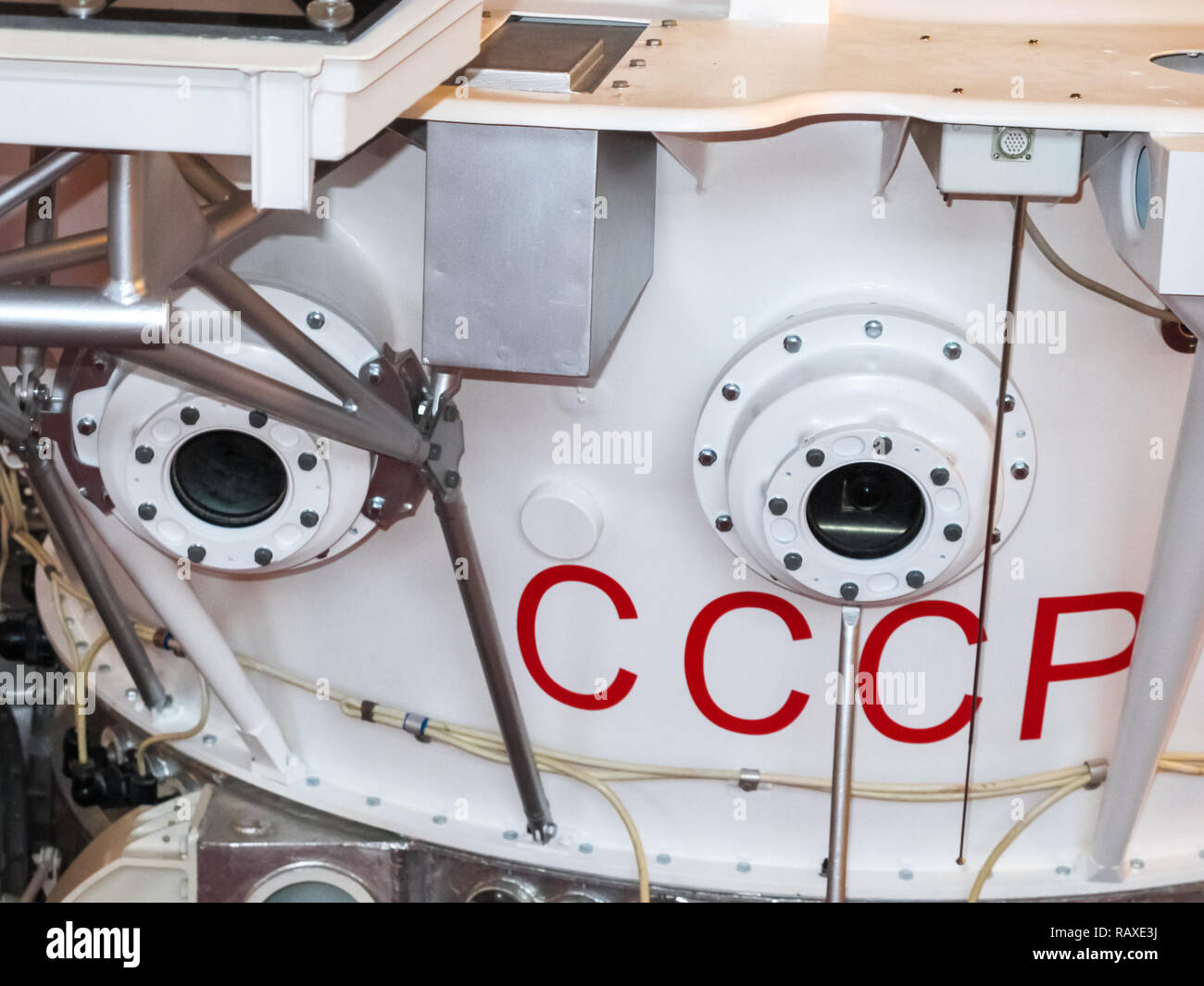 Museum of retro cars, St Petersburg, Russia - December 19, 2018 ...