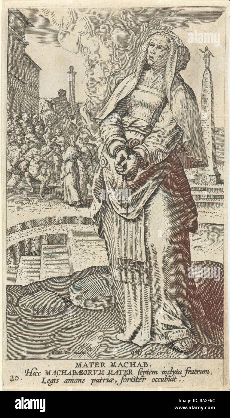 Mother of the Maccabees, Jan Collaert (II), Philips Galle, Cornelis ...