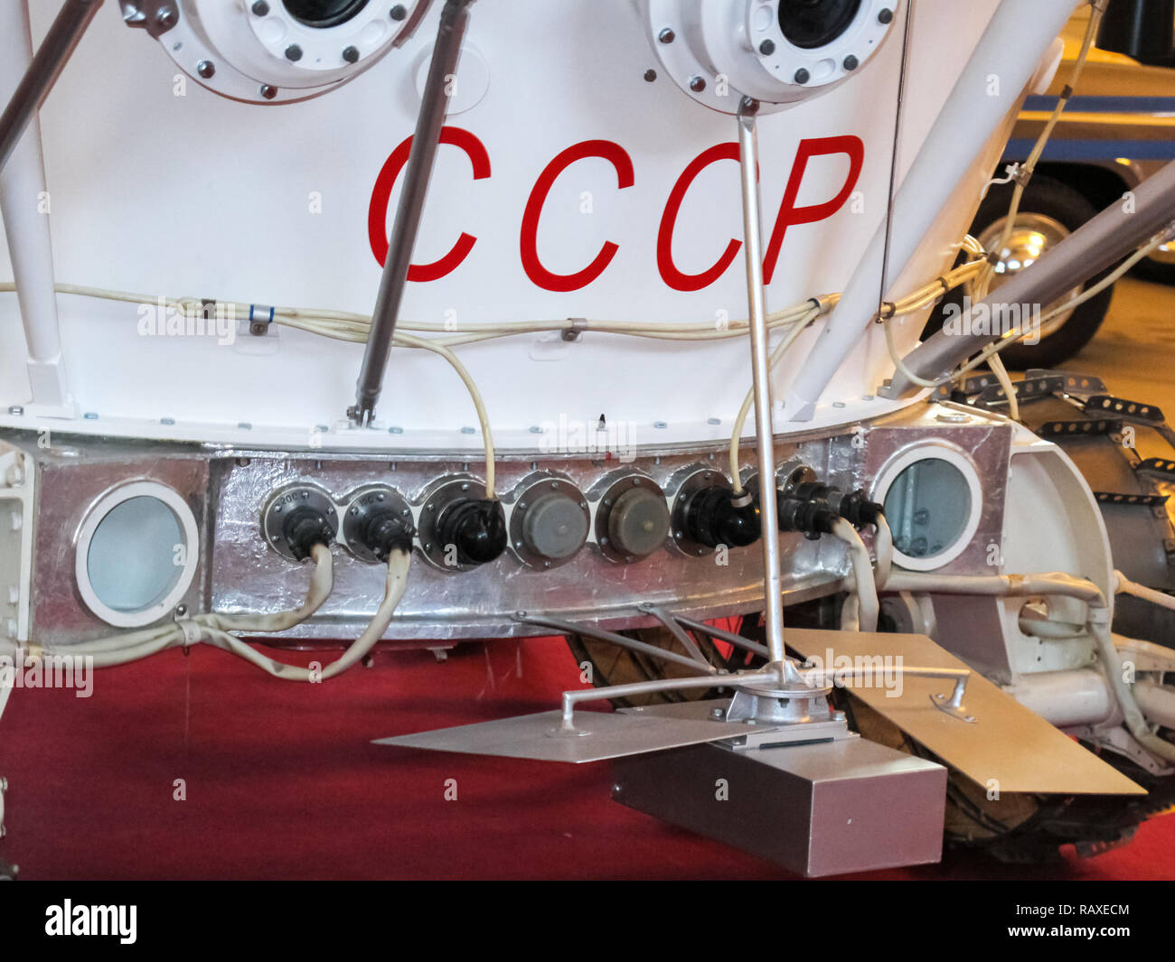 Museum of retro cars, St Petersburg, Russia - December 19, 2018 ...