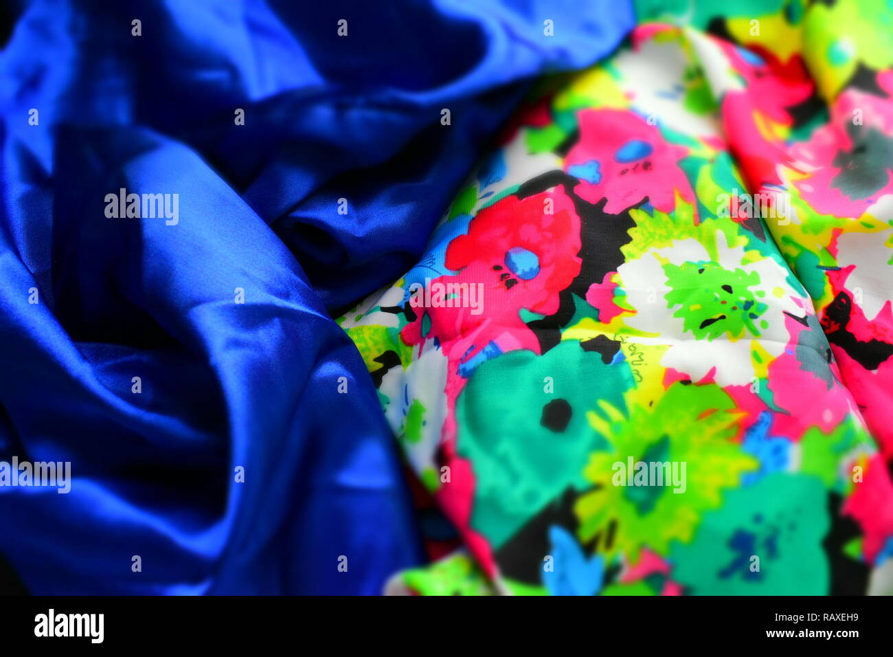 Sheer blue fabric hi-res stock photography and images - Alamy