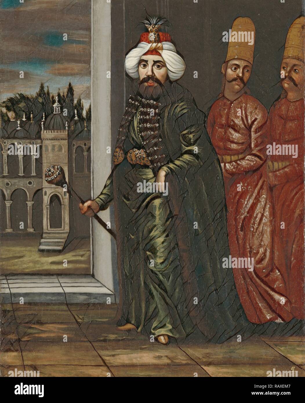 Portrait of Sultan Ahmed III, workshop of Jean Baptiste Vanmour, 1700 ...