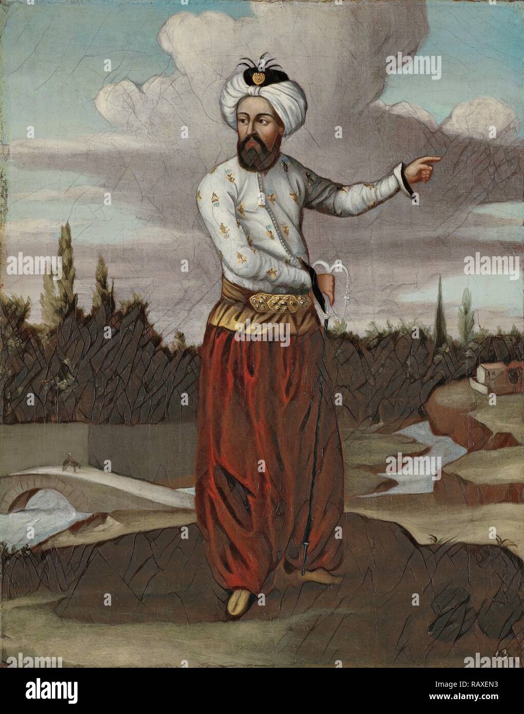 A Chaous, a Courier to the Sultan, workshop of Jean Baptiste Vanmour ...