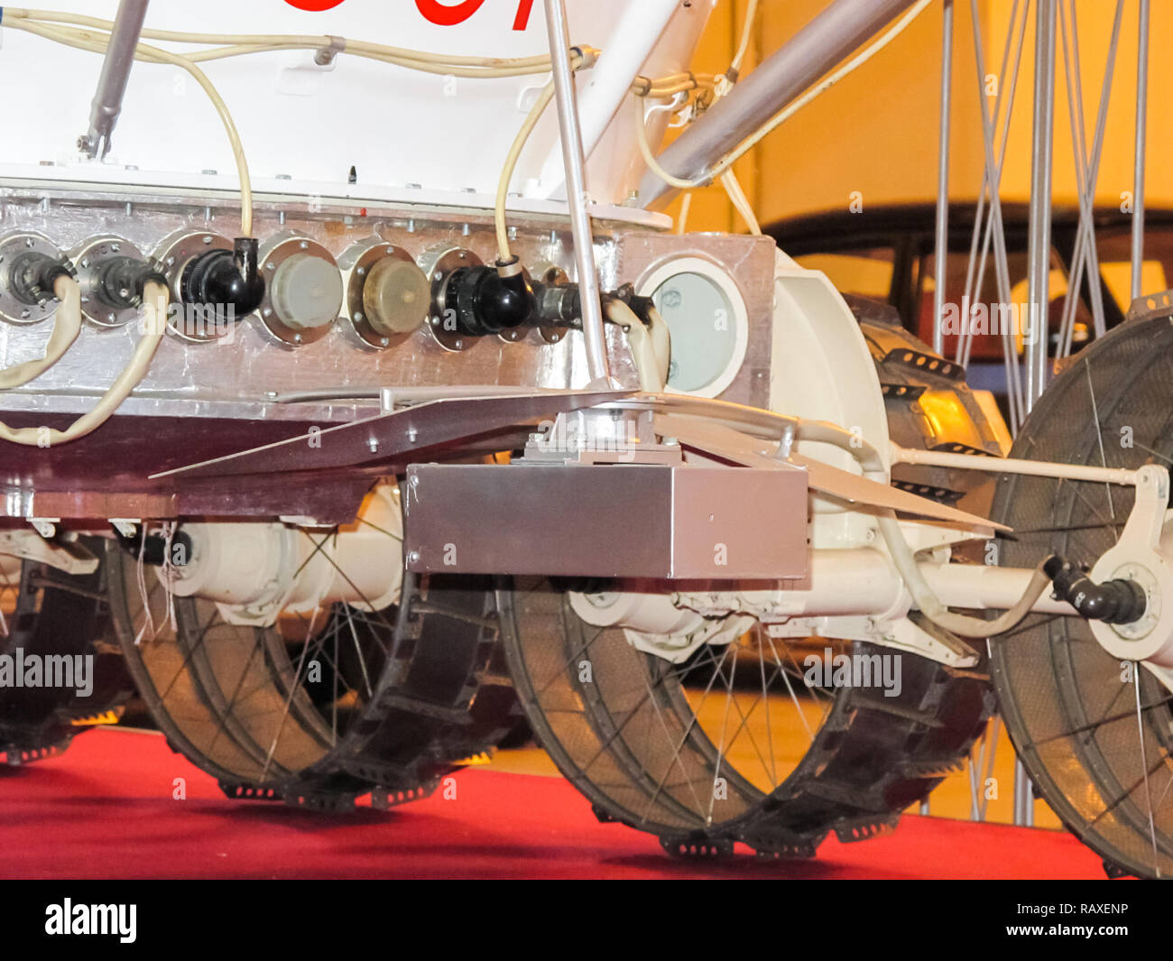 Museum of retro cars, St Petersburg, Russia - December 19, 2018 ...