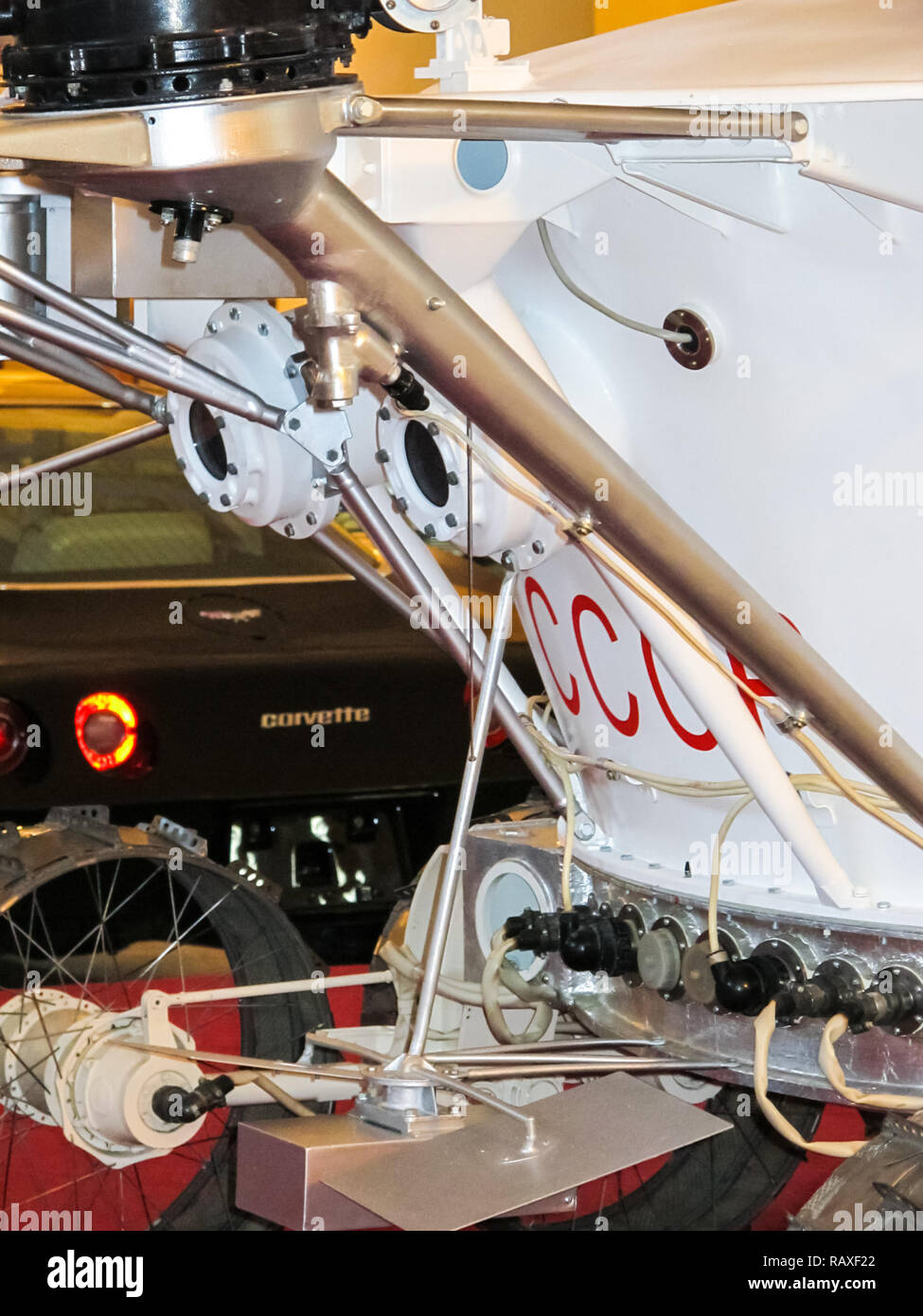 Museum of retro cars, St Petersburg, Russia - December 19, 2018 ...