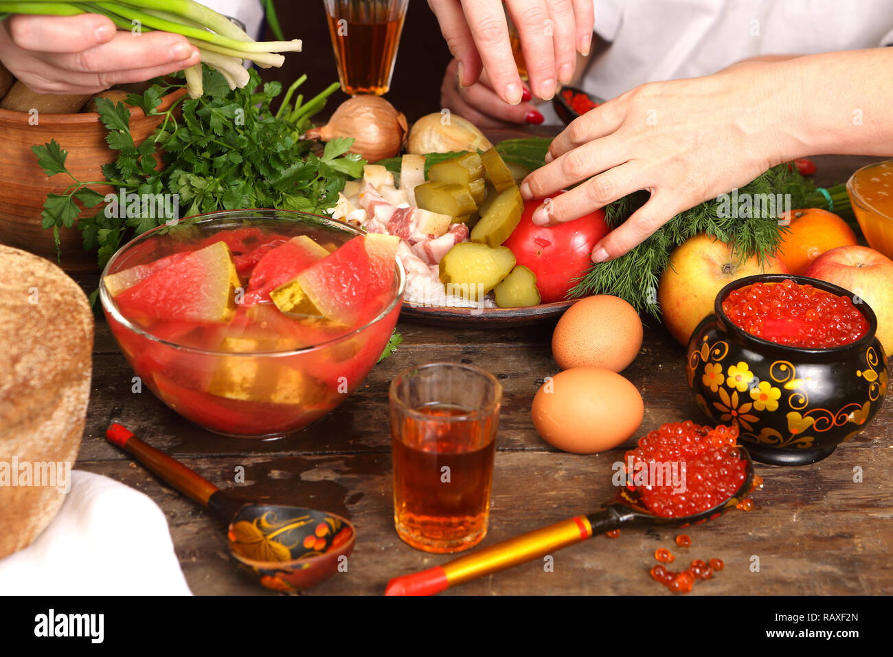 Pickled watermelon hi-res stock photography and images - Alamy