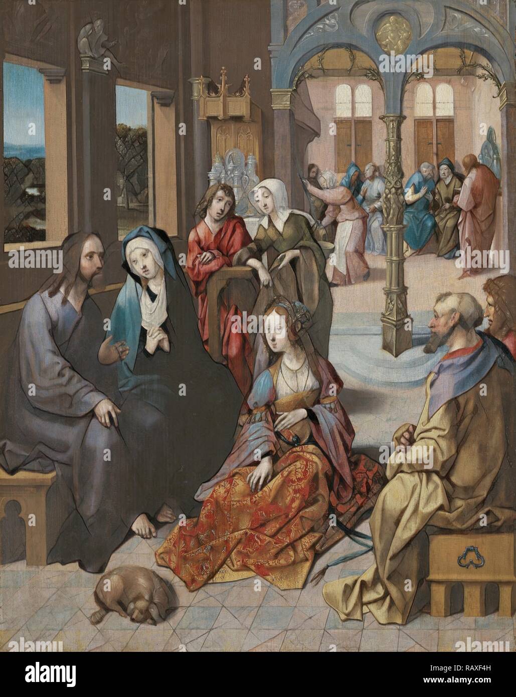 Christs second visit to the house of mary and martha hi-res stock photography and images - Alamy