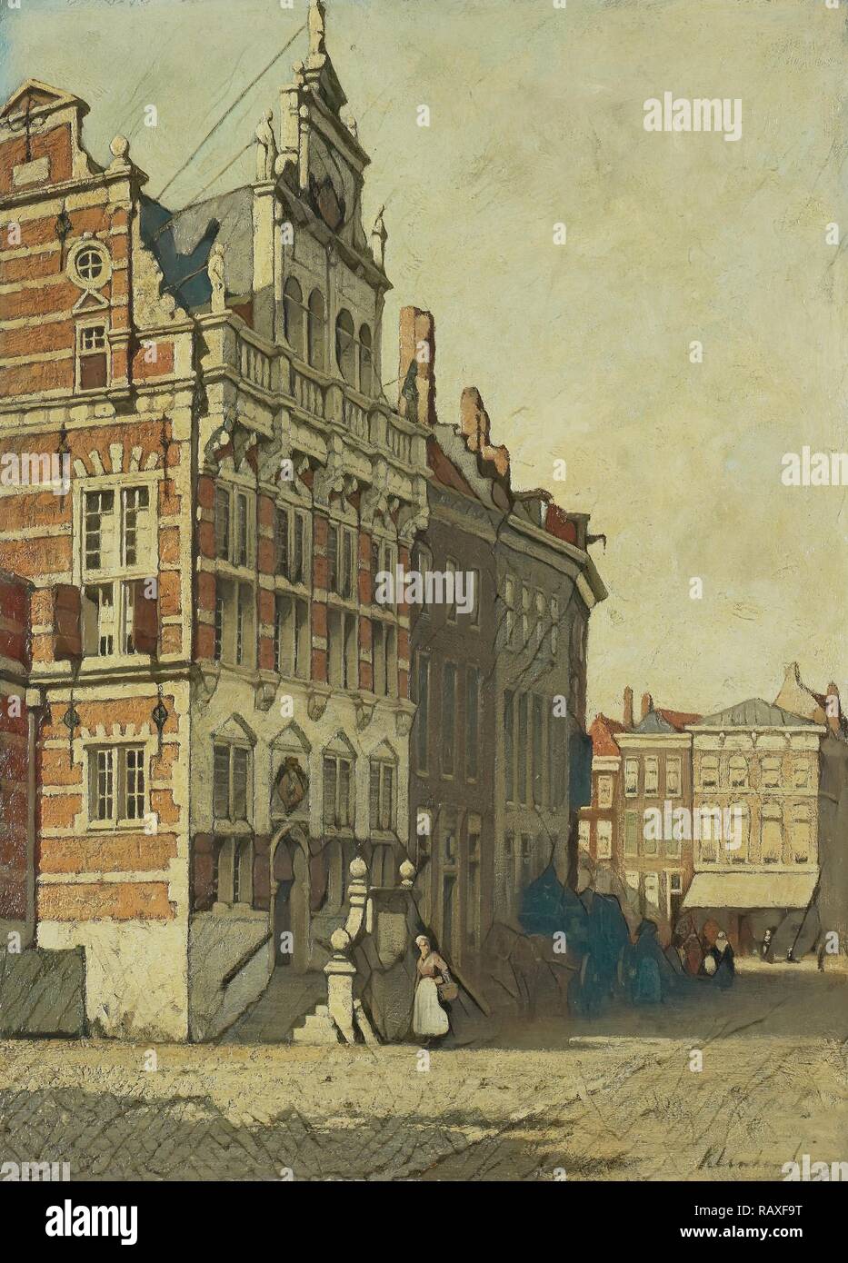 The town hall the Hague, The Netherlands, Johannes Christiaan Karel ...