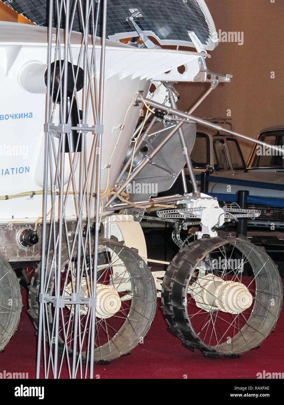 Museum of retro cars, St Petersburg, Russia - December 19, 2018 ...