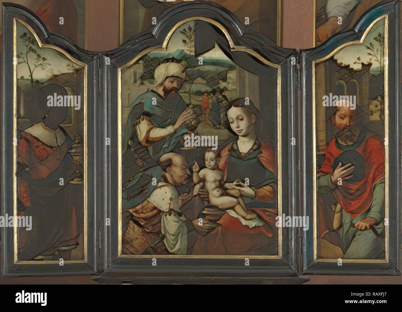 Triptych with Adoration of the Magi, workshop of Pieter Coecke van Aelst (I), 1520 - 1550 ...