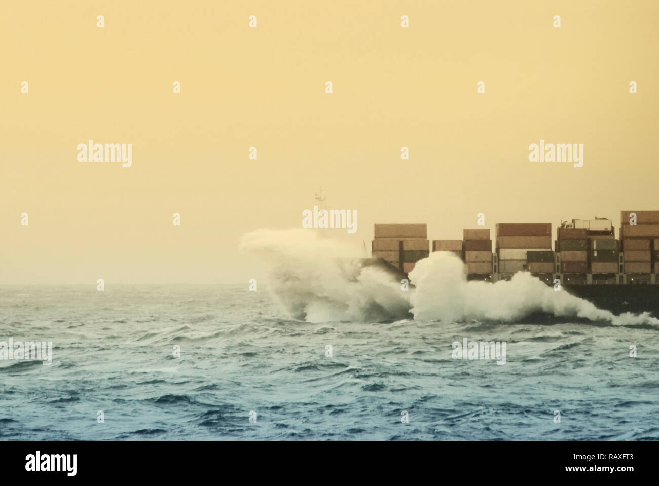 Ship storm waves deck hi-res stock photography and images - Alamy