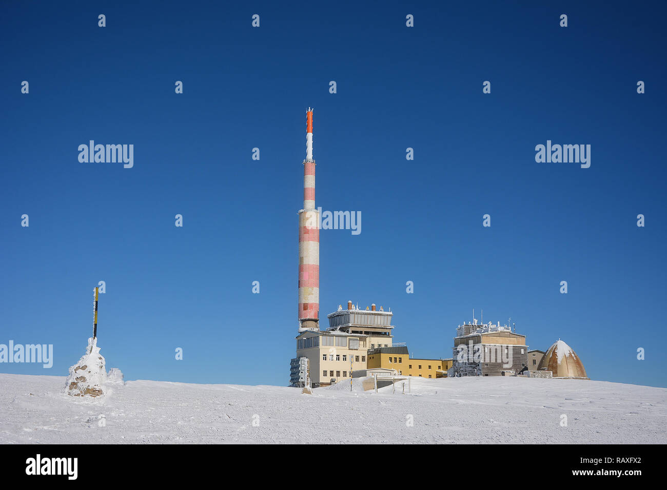 Botev peak at winter, Old mountain, Bulgaria Stock Photo - Alamy