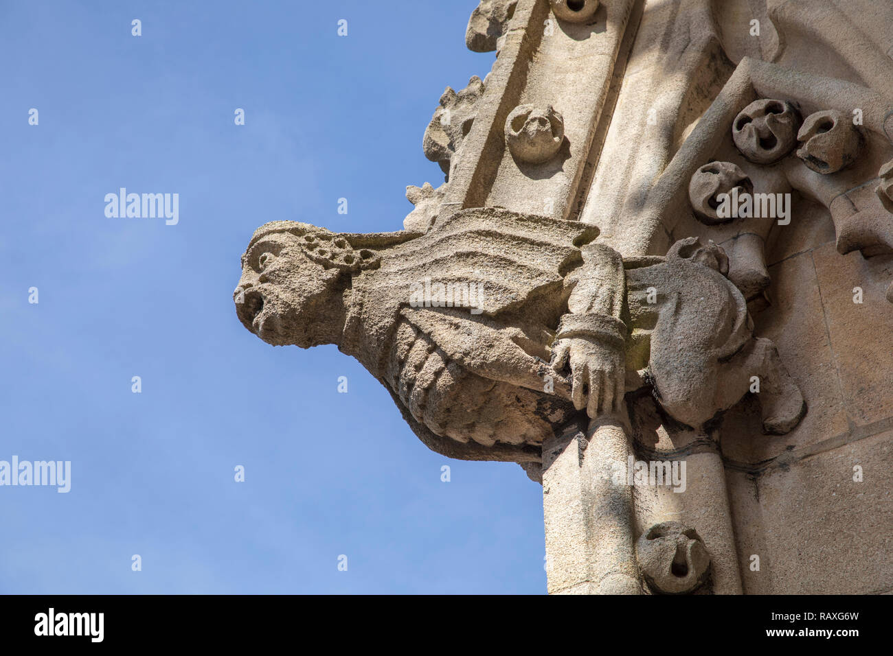 Gargoyles on the University Church of St Mary the Virgin, Oxford ...