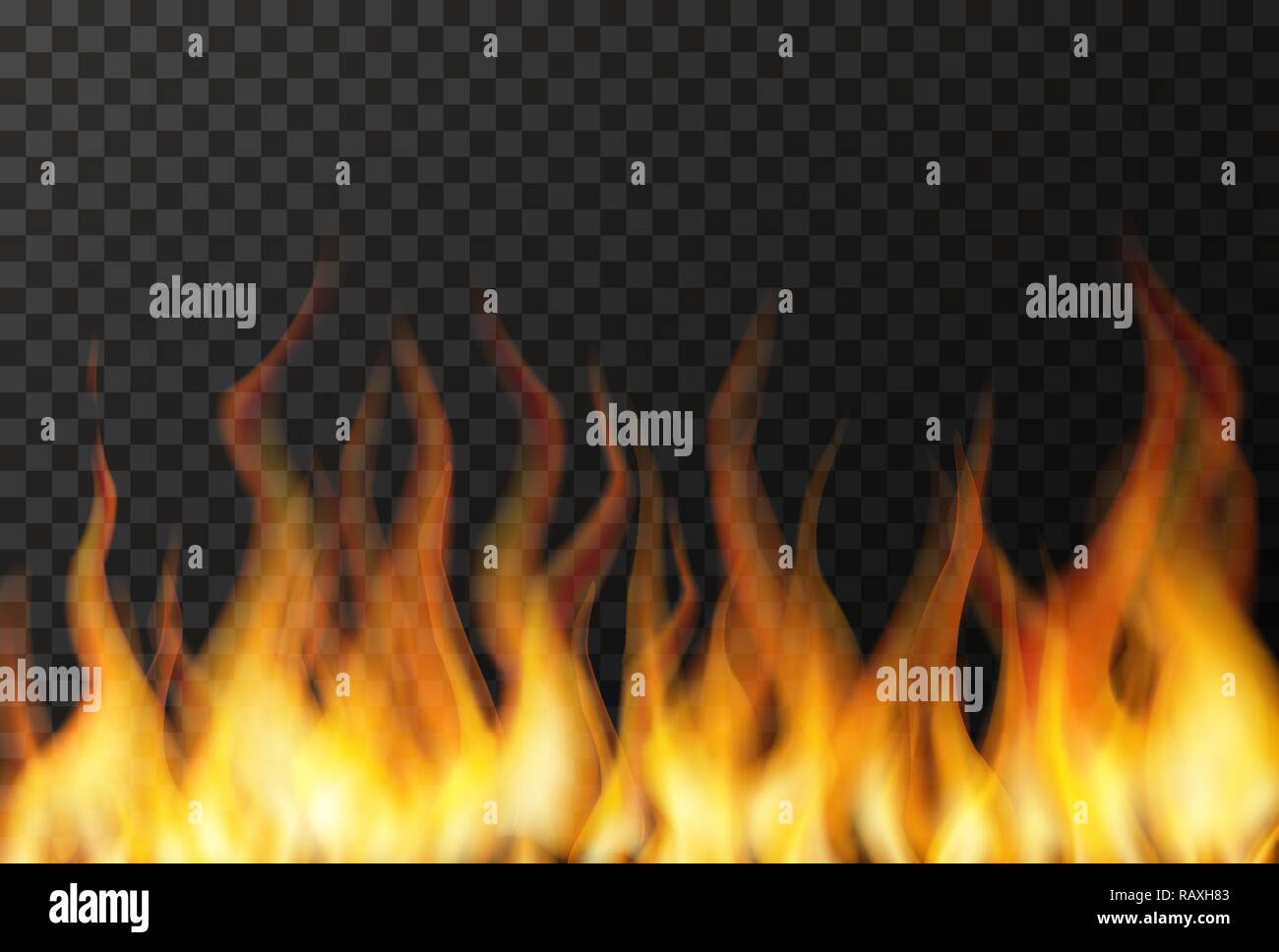 Fire burning intense smoke Stock Vector Images - Alamy