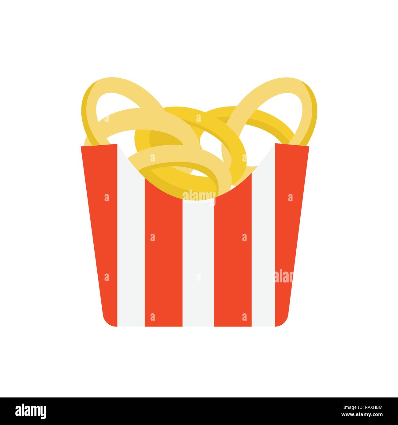 Onion rings icon on white background for graphic and web design, Modern ...