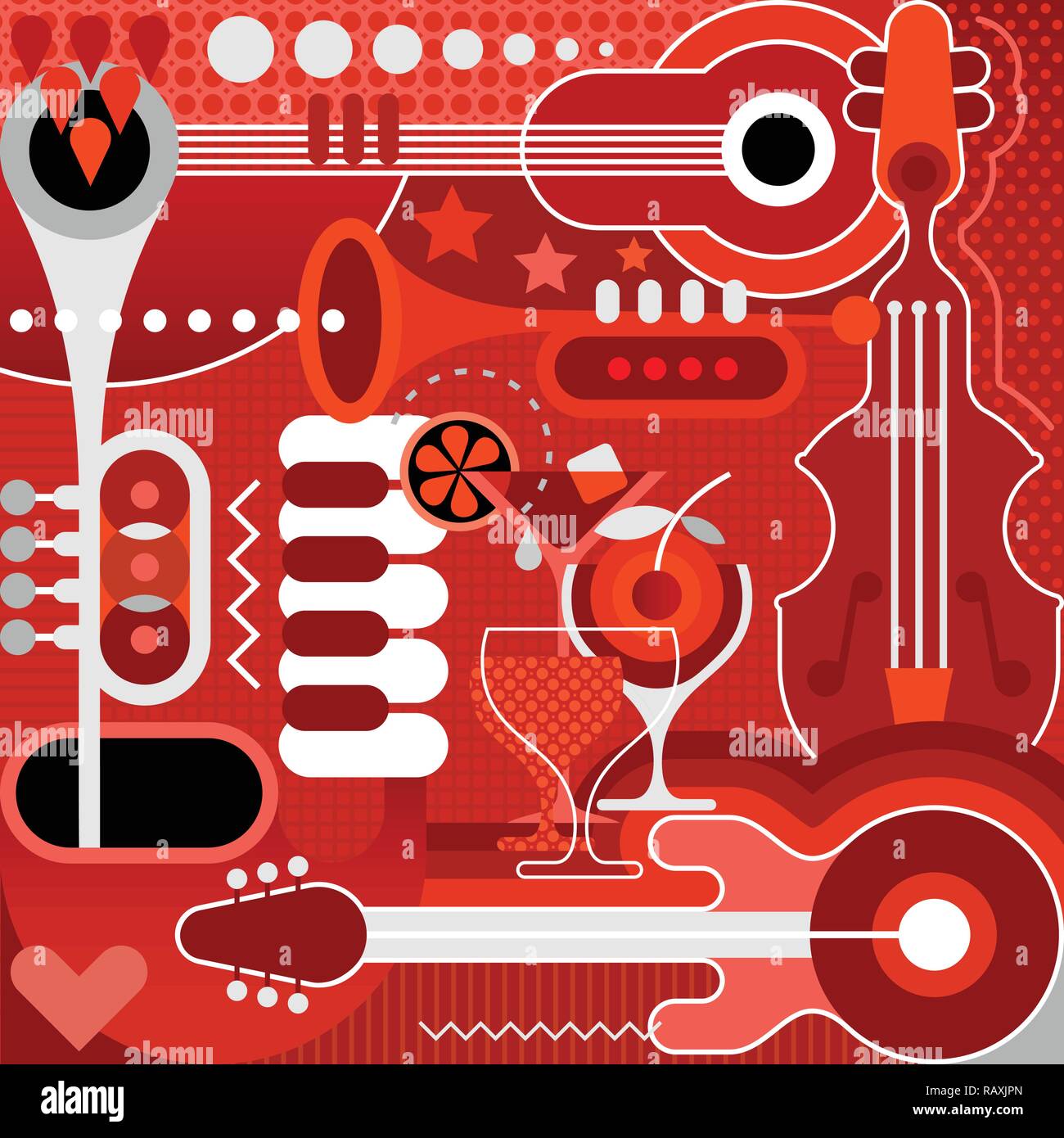 Musical Instruments Collage High Resolution Stock Photography and ...