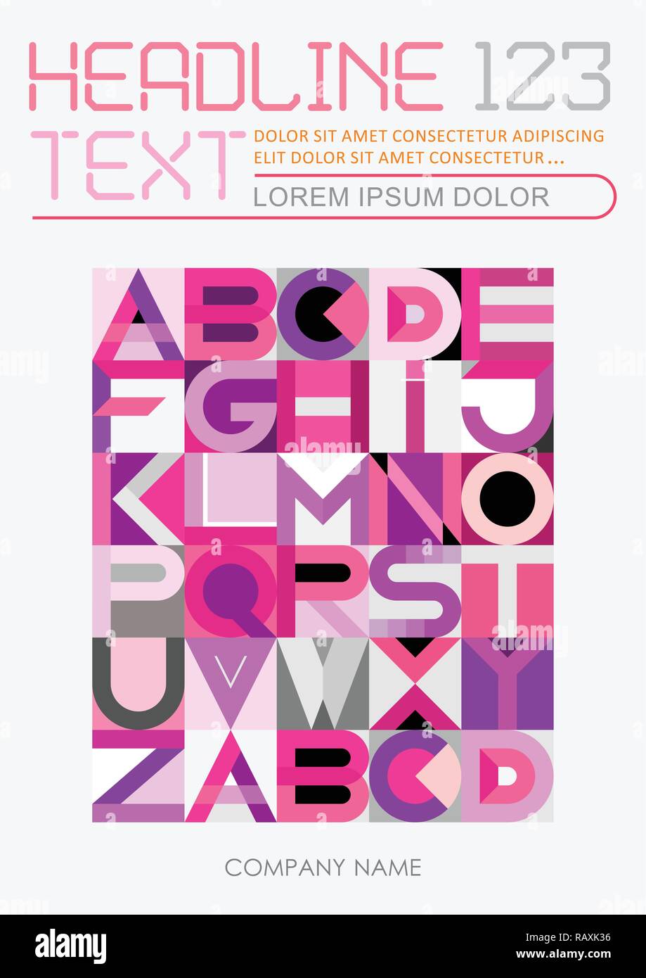 abstract-geometric-font-design-vector-template-of-magazine-front-page