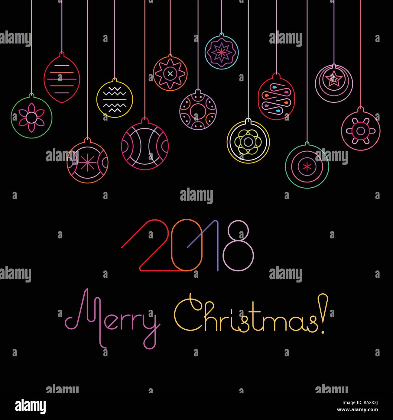 2018 text Stock Vector Images - Alamy