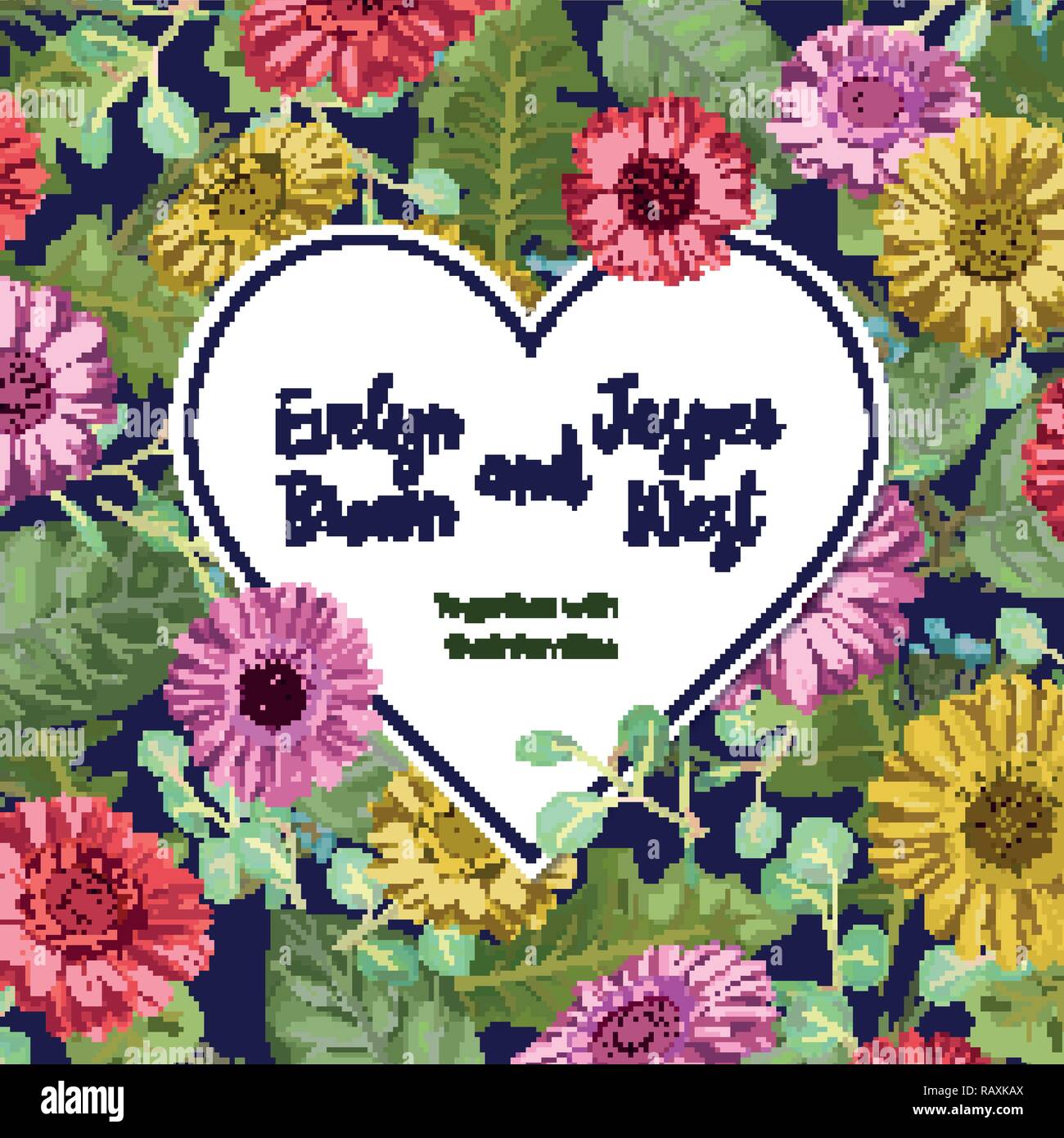 The plant purple heart Stock Vector Images - Alamy