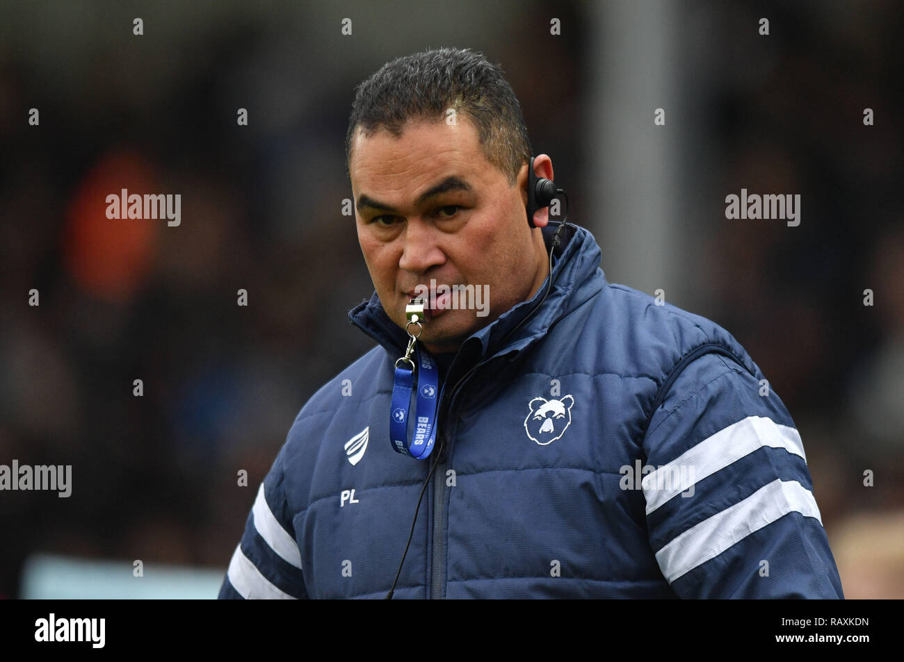 Bristol Bears Director of Rugby Pat Lam during the Gallagher ...