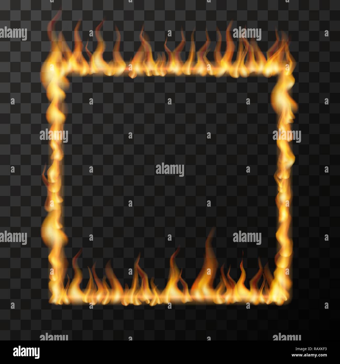 Bonfire In The Square Stock Vector Images - Alamy