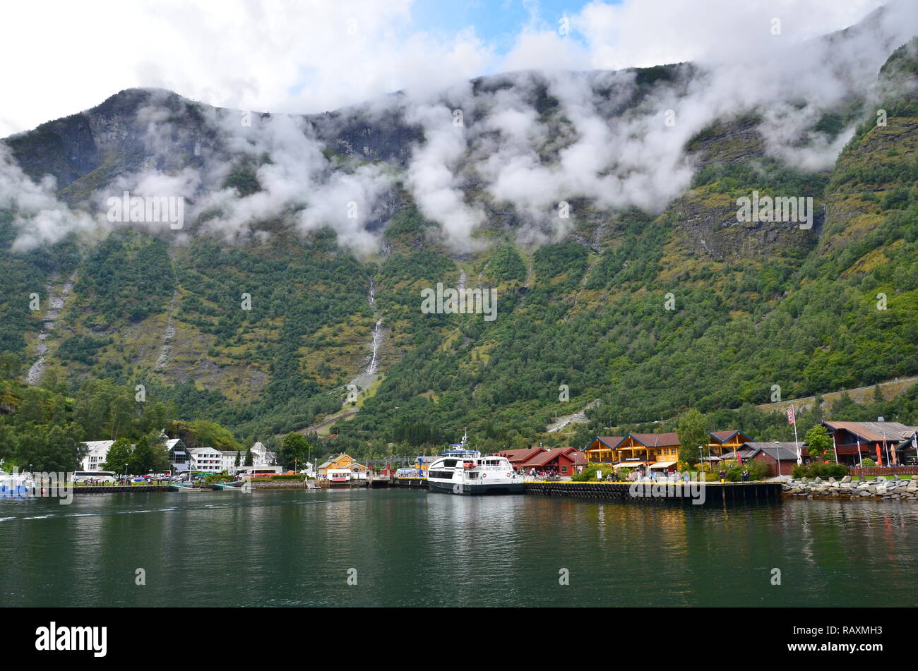 landscape of sognefjord and aurlandsfjord in norway Stock Photo - Alamy