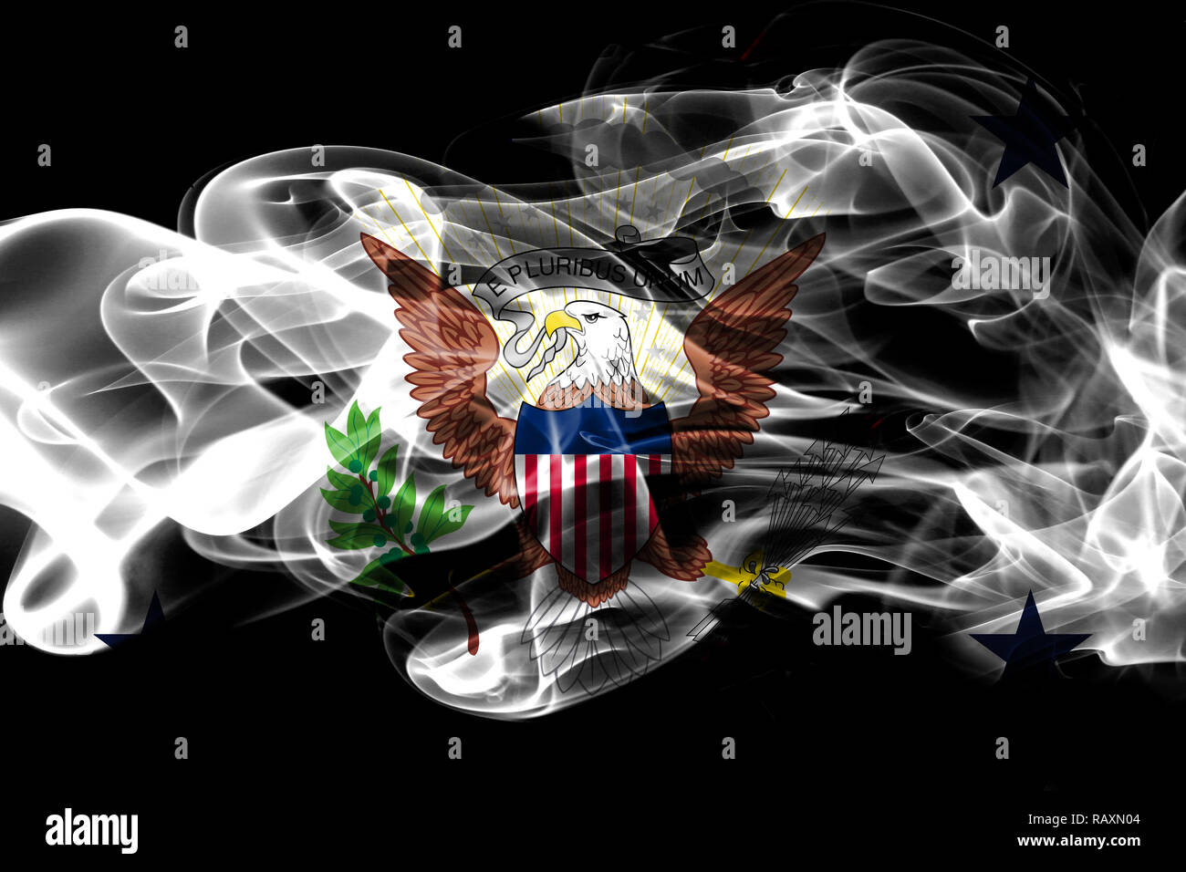 state smoke flag, United States Of America Stock Photo - Alamy
