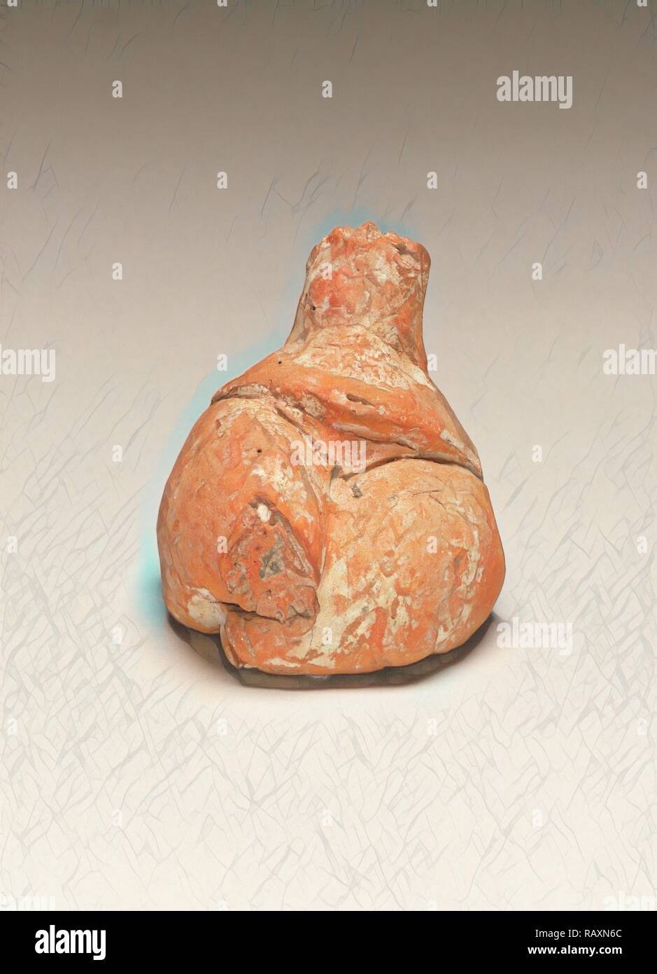 Fragmentary Neolithic seated female figurine, Unknown, Greece, Europe ...