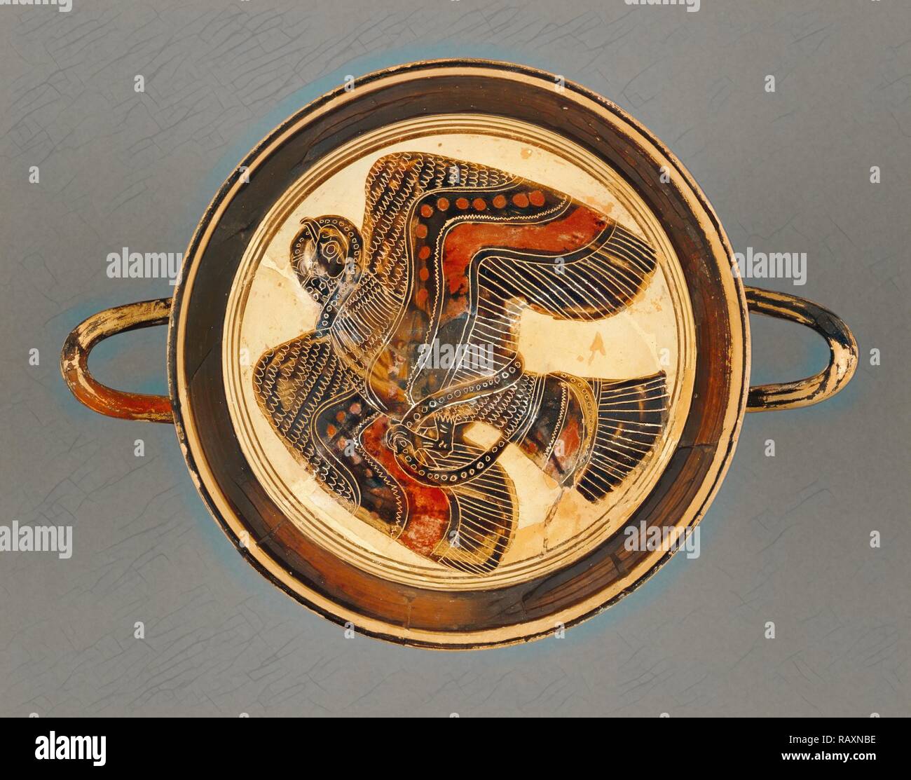 Lakonian Black-Figure Kylix, Attributed to the Hunt Painter, Greek ...