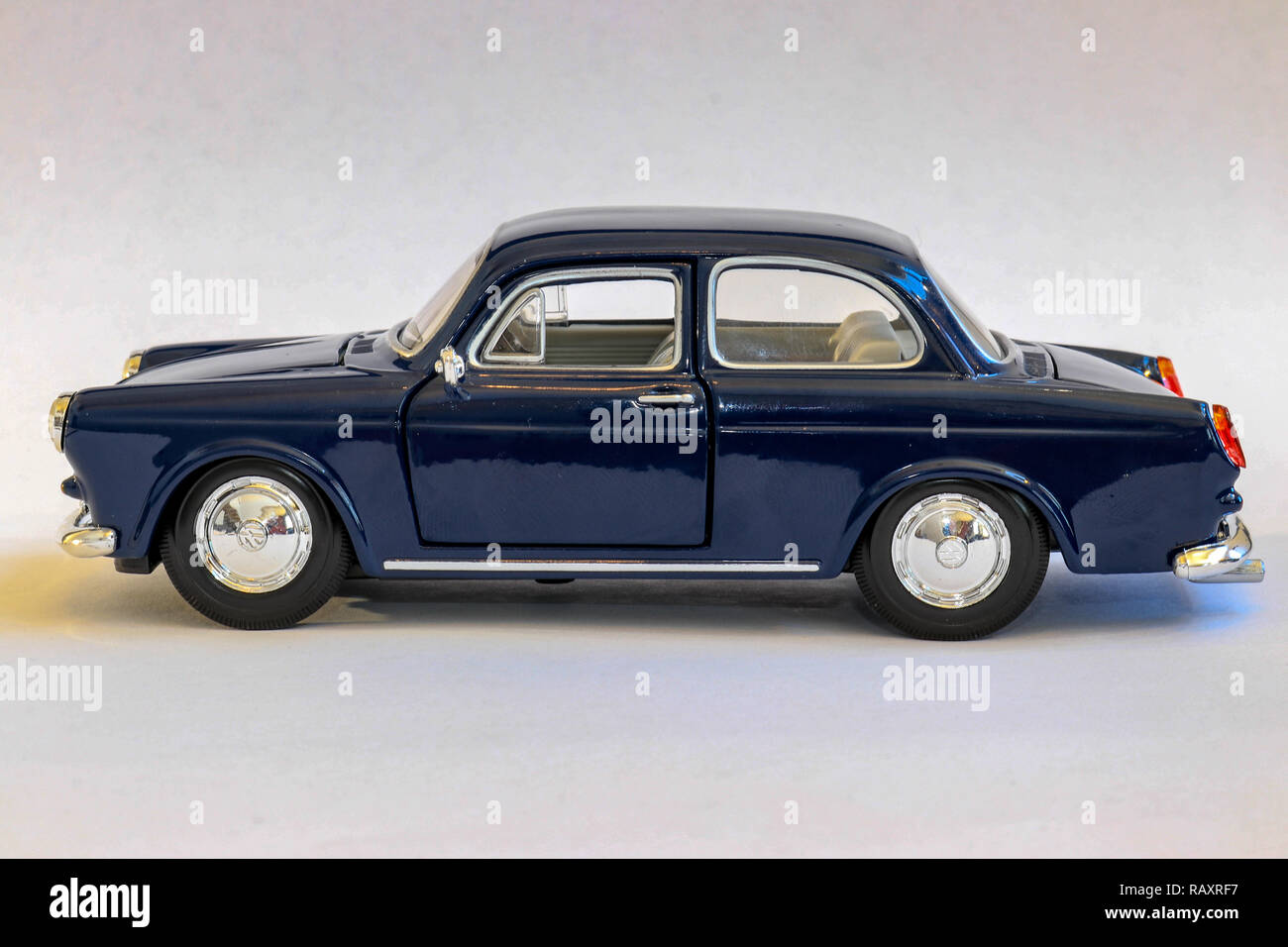 Blue Notchback Type 3 Side Stock Photo - Alamy