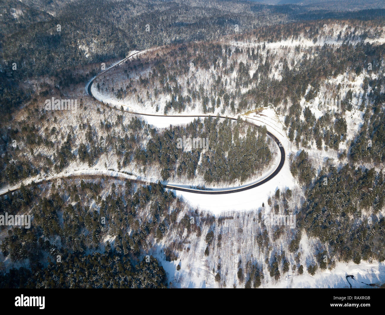 Shiretoko national highway hi-res stock photography and images - Alamy