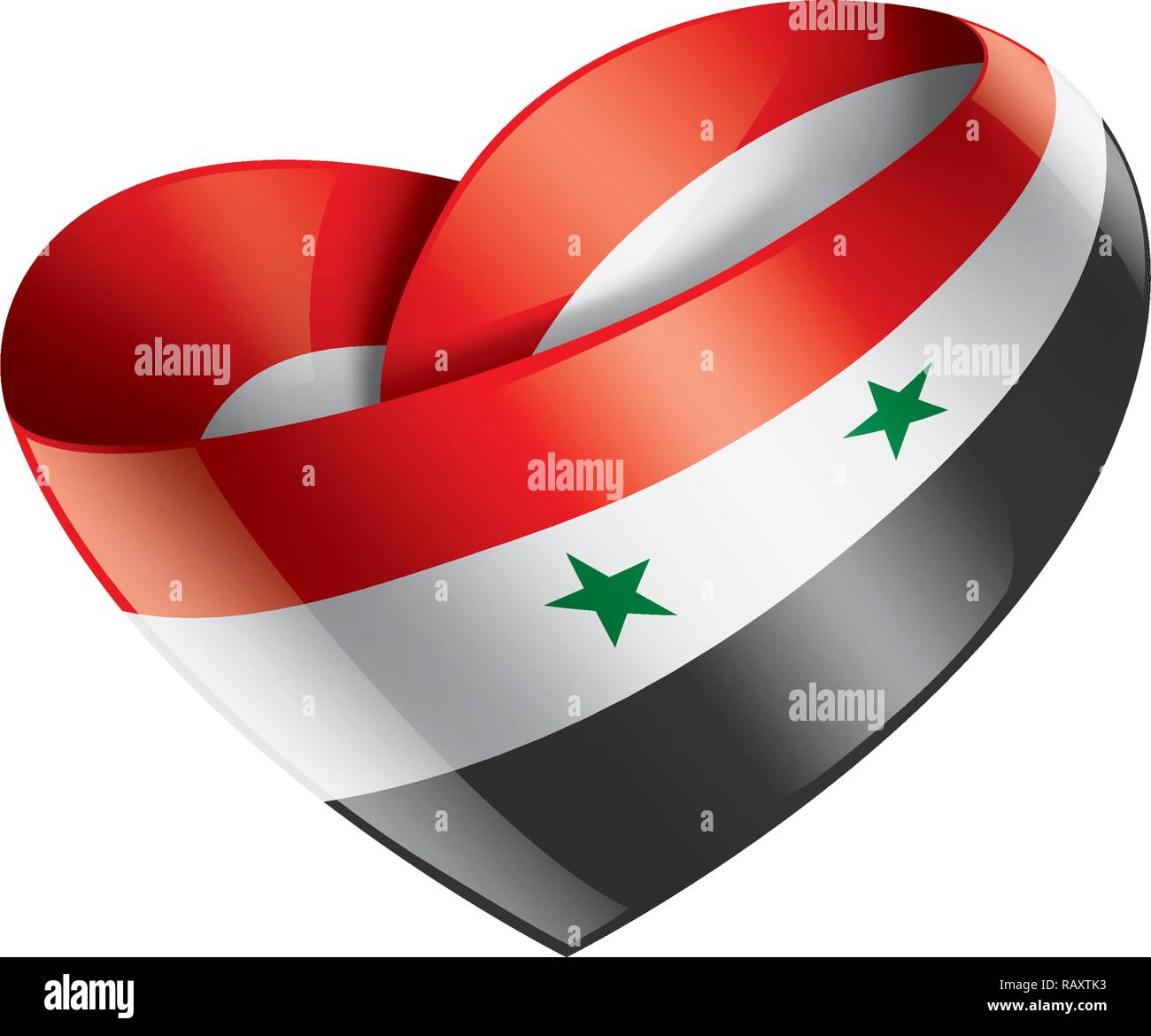 Syria flag, vector illustration on a white background Stock Vector ...