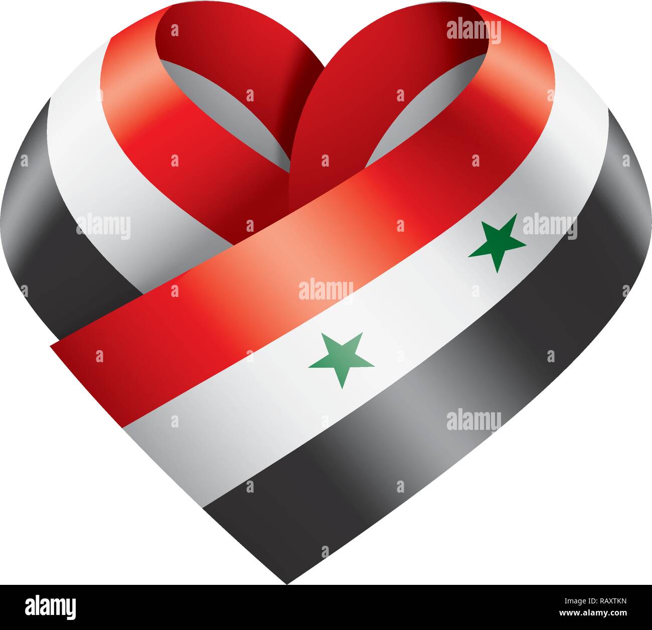 Syria flag, vector illustration on a white background Stock Vector ...