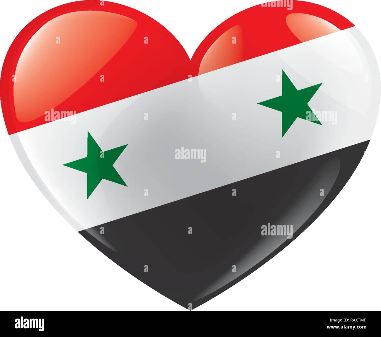 Syria flag, vector illustration on a white background Stock Vector ...