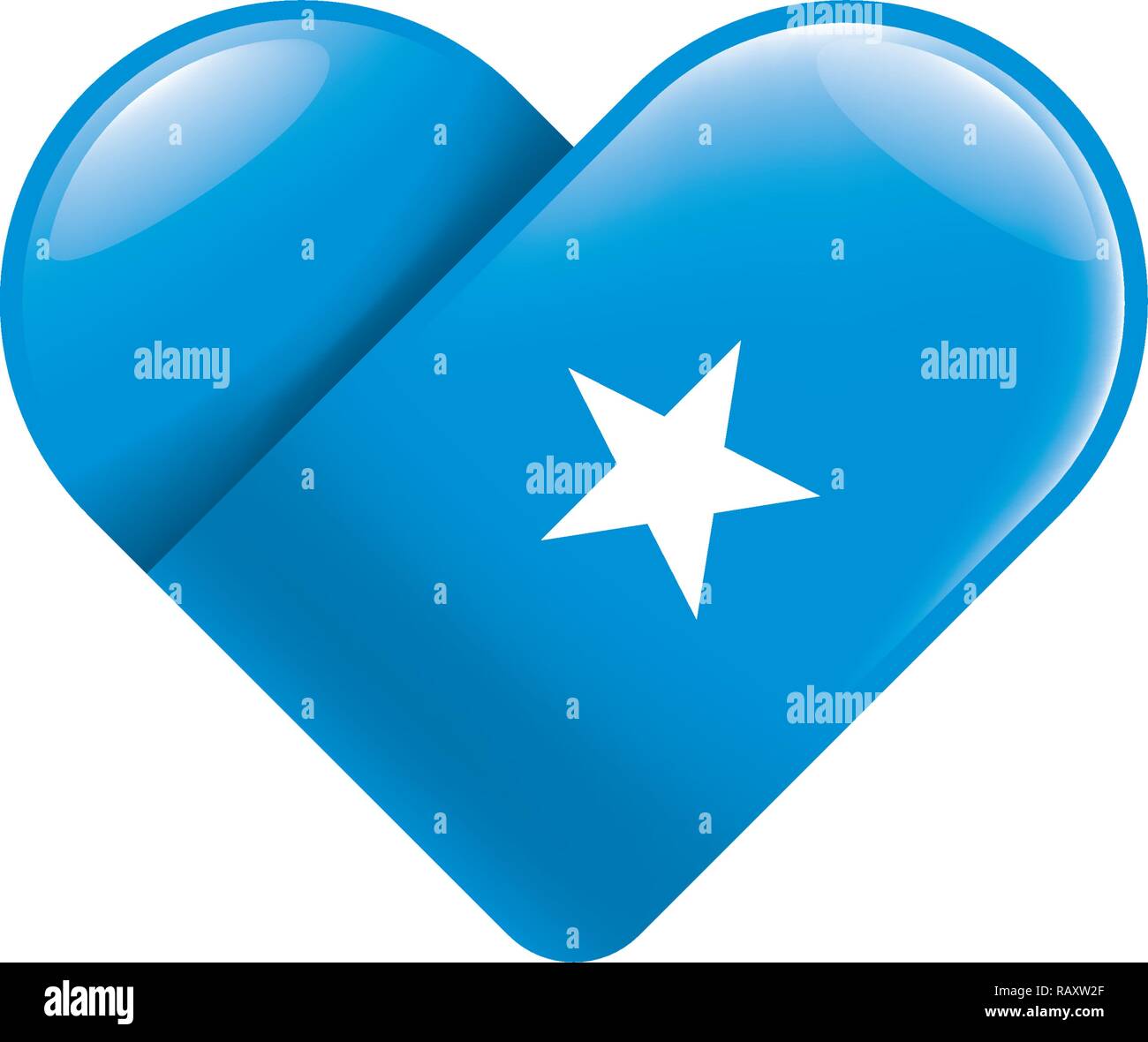 Somalia flag, vector illustration on a white background Stock Vector ...