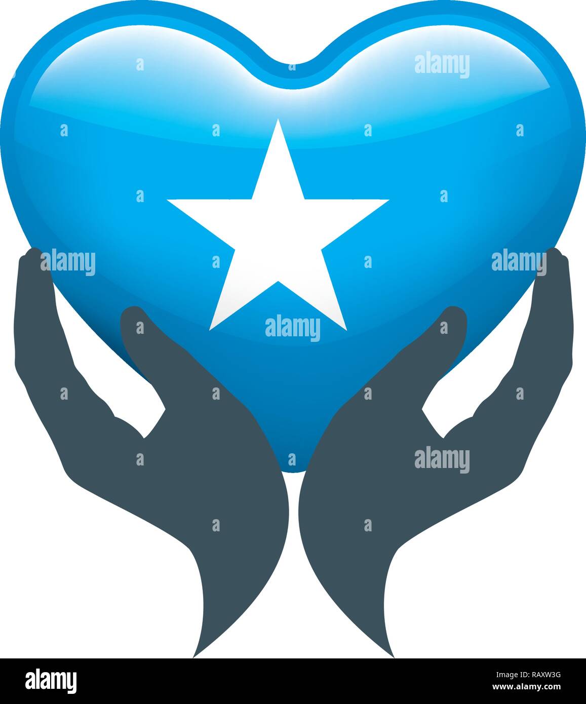 Somali 3d flag Stock Vector Images - Alamy