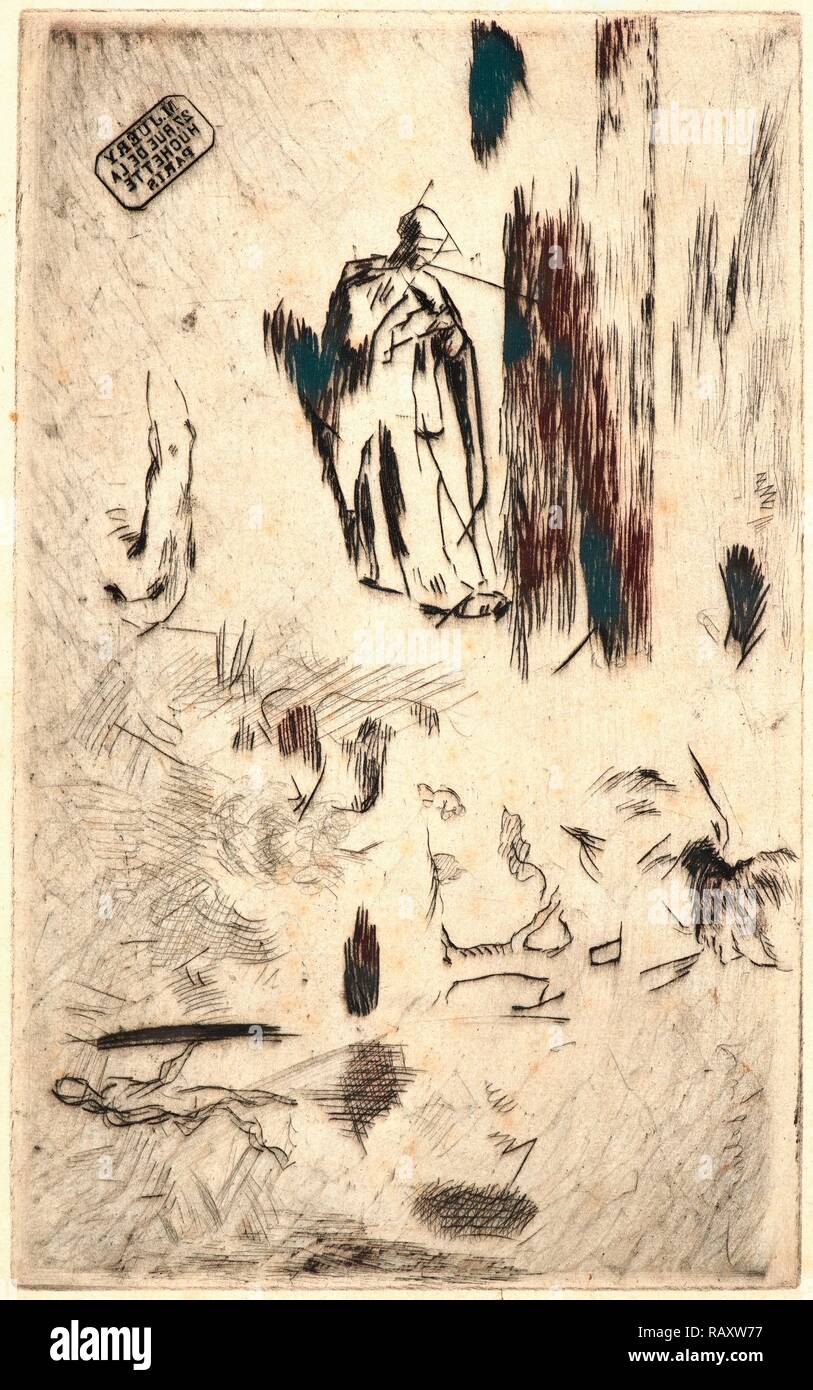 Jean-François Millet (French, 1814 - 1875). Plate of Sketches (La ...