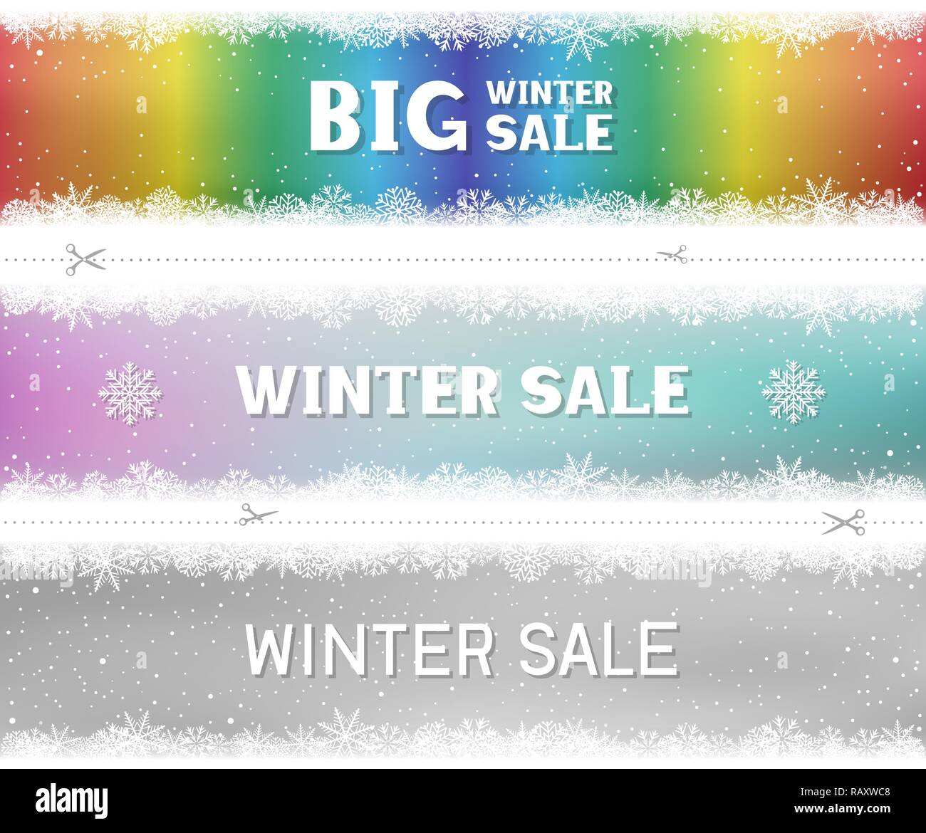 Frosty ribbon Stock Vector Images - Alamy