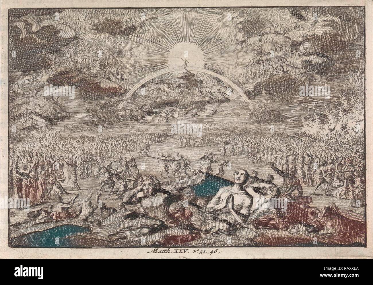 Last Judgment, Jan Luyken, Pieter Mortier, 1703 - 1762. Reimagined by ...