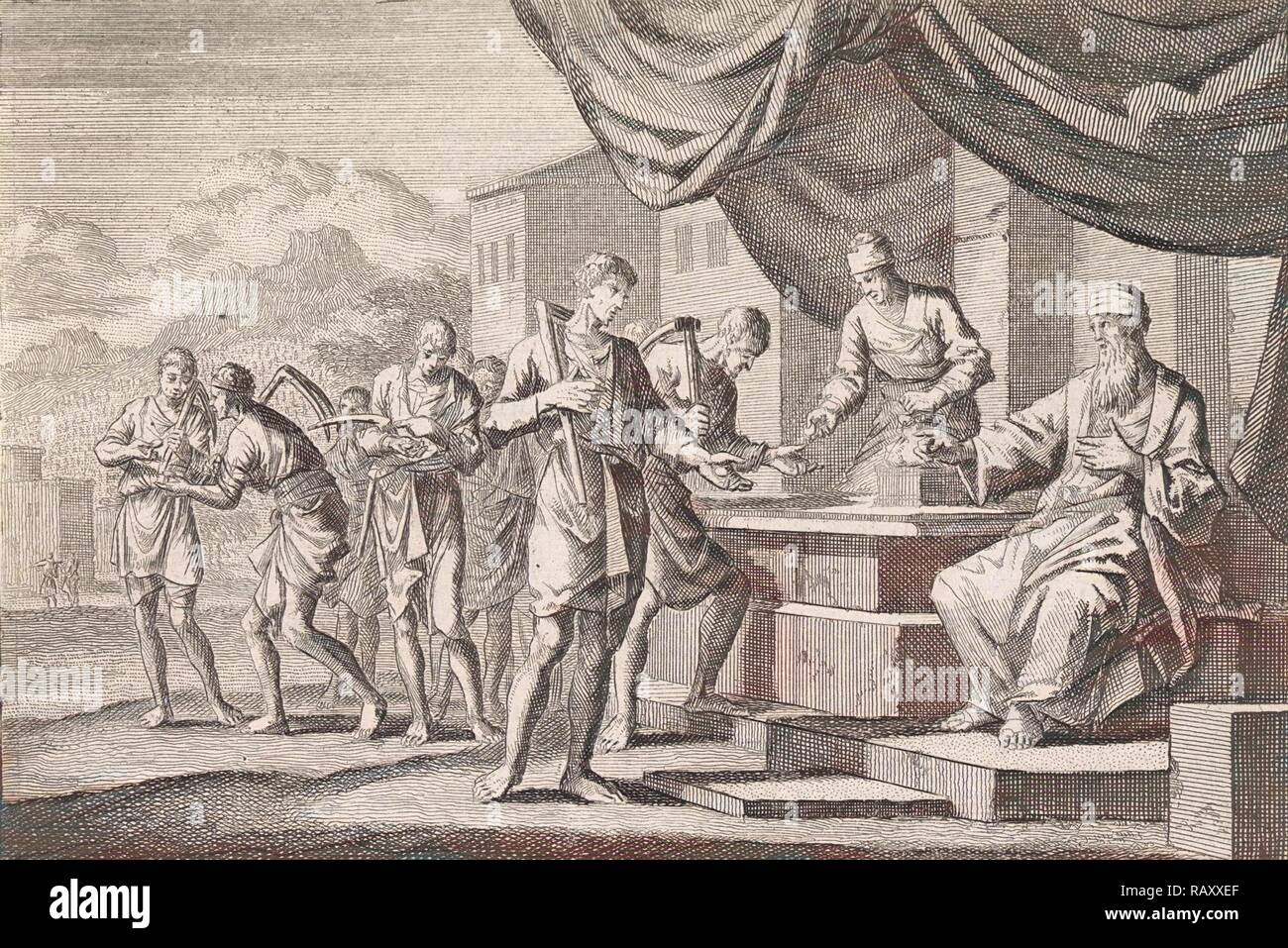 Parable of the laborers in the vineyard, Jan Luyken, Pieter Mortier ...