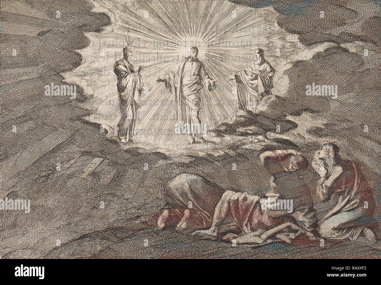 Transfiguration, Jan Luyken, Pieter Mortier, 1703 - 1762. Reimagined by ...