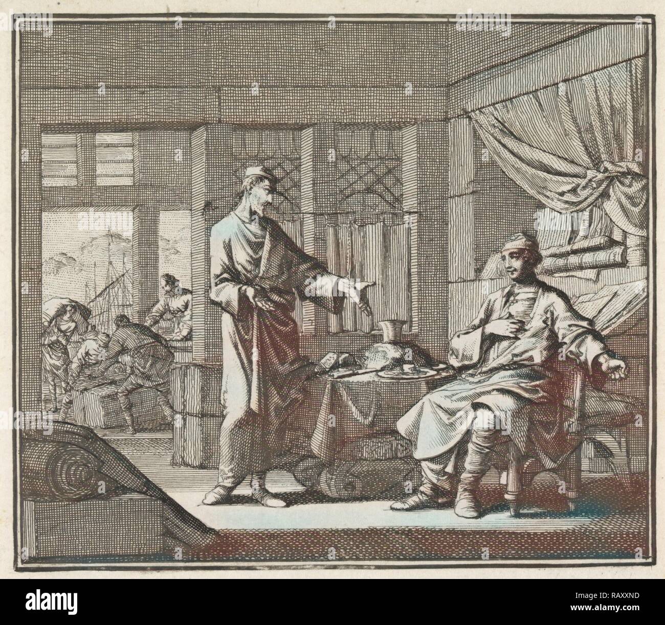 healthy, Jan Luyken, Christoph Weigel, 1695 - 1705. Reimagined by Gibon ...