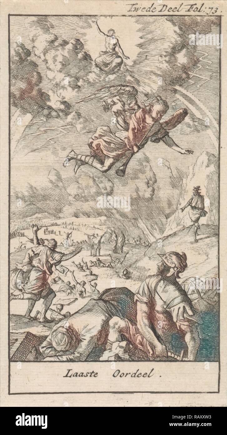 Last Judgment, Caspar Luyken, Jan Claesz ten Hoorn, 1699. Reimagined by ...