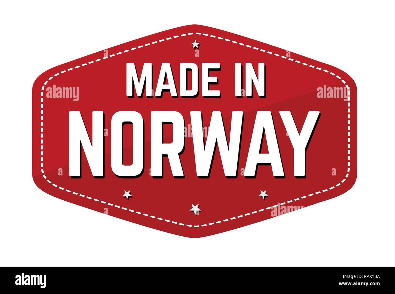 Postage stamp norway Stock Vector Images - Alamy