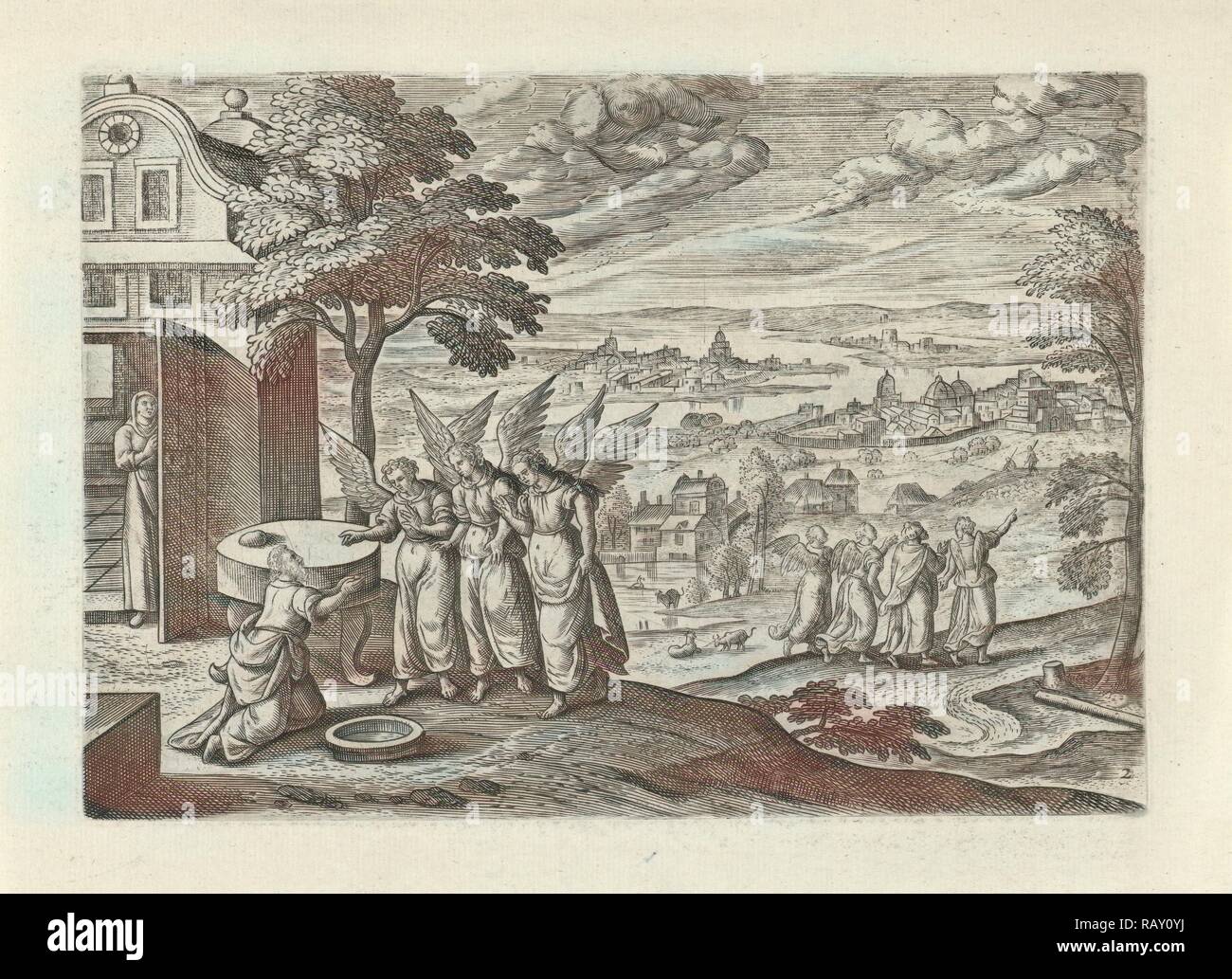 Abraham welcomes the three angels hi-res stock photography and images ...